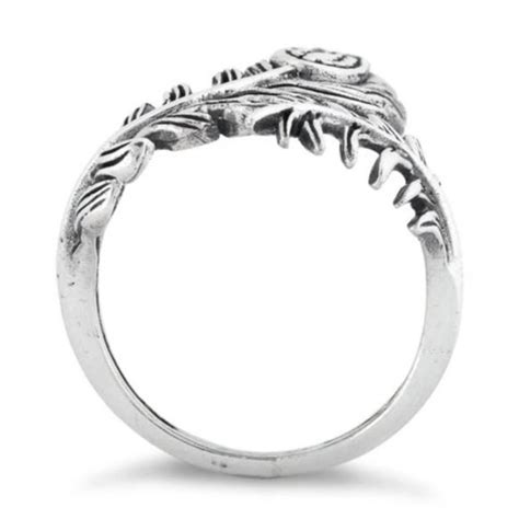 Jewelry 925 Sterling Silver Peacock Feather Ring Poshmark