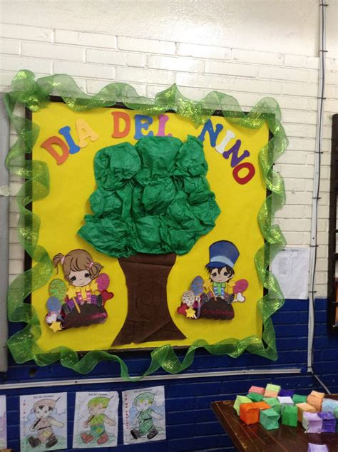 DIA DEL NIÑO Decoracion de aulas Día del niño Decoración de unas