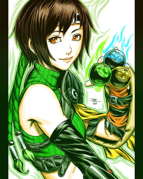 Arttrober 14 Yuffie Final Fantasy Vii By Dilohw On Deviantart