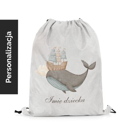 Plecak Worek dla dzieci OCEAN DREAM wzór D122 statek