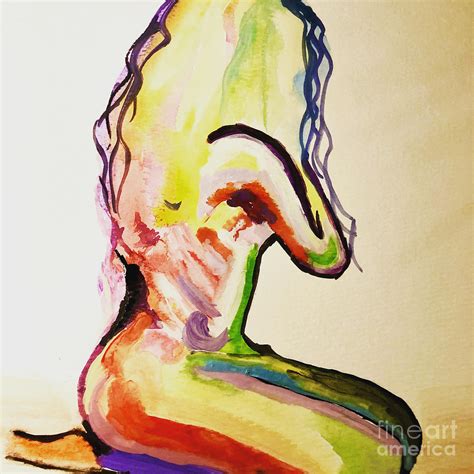 Free Spirited Woman Painting By Jill Marcy Fine Art America
