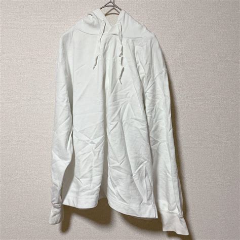 Noy693【スティーブンアラン】ホワイト レディース フード付きパーカー メルカリ