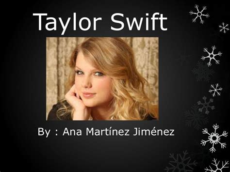 Taylor Swift Powerpoint Template