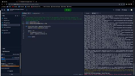 Machine Learning With Python Projects Rock Paper Scissors Python