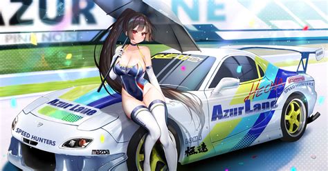 Agano Azur Lane Azur Lane Azur Lane 赛车女郎阿贺野 Pixiv