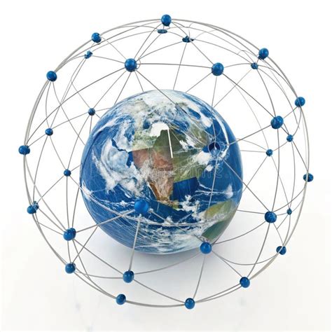 Global Network Connection A 3d Model Of The Worldâ€™s Interconnectivity