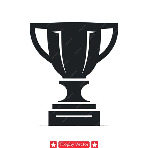 Premium Vector Champion S Circle Trophy Silhouettes For The Victorious