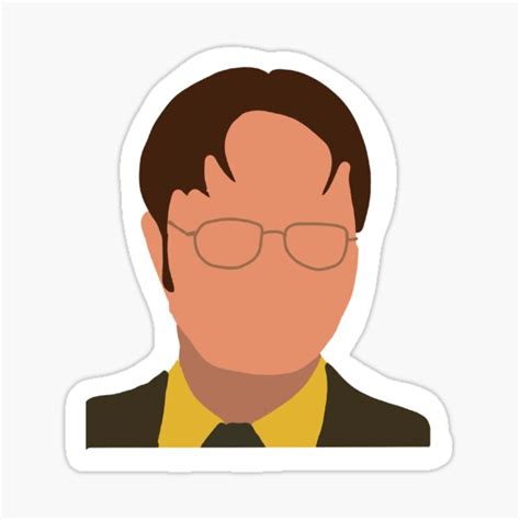 Dwight Schrute Sticker For Sale By Averyjsmithh Redbubble