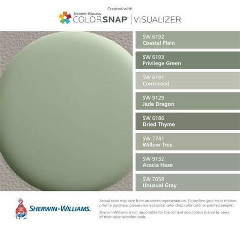 Sherwin Williams Color Chart For Exterior House Colors