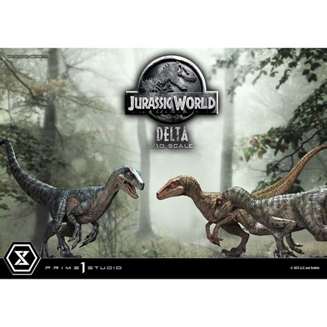 Jurassic World Delta 110 Scale Statue Entertainment Earth