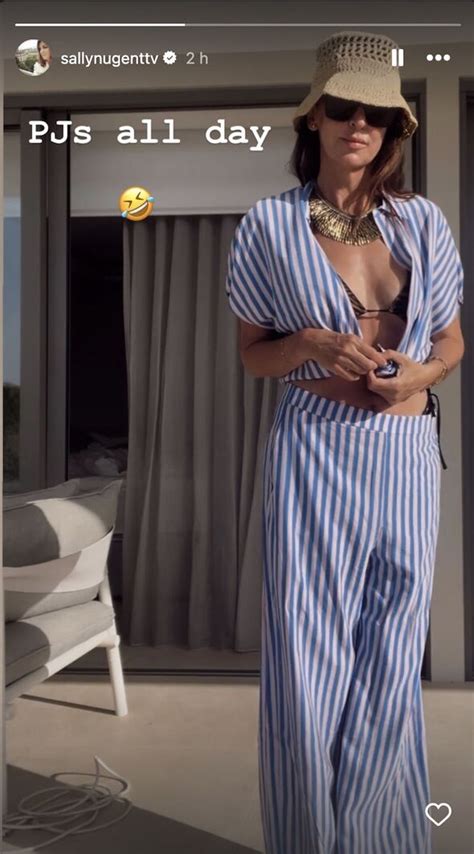 Bbc Breakfasts Sally Nugent Embraces Beach Chic In String Bikini Celebrity News Showbiz