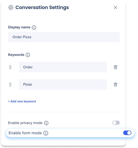 Form Mode ActionBot Console WalkMe Help Center