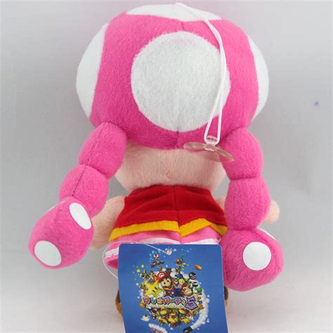 Super Mario Bros Wonder Mushroom Toad Toadette Ette 6 Inches Stuffed
