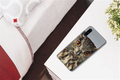 Telefoonhoesje Geschikt Voor Huawei P30 Hoesje Bruine Uil Met