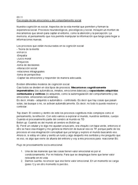 Psicología De Las Emociones Pdf