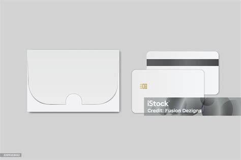 3d 현실적인 플라스틱 신용 카드 및 소책자 홀더 열린 전단지 배경에 고립 된 이중 모형 온라인 비즈니스 및 금융을 위한 빈 템플릿 디자인 기술 지불 디지털 지불 개념 2단