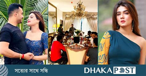 স্বামীকে নিয়ে নতুন বাসায় উঠলেন মাহিয়া মাহি