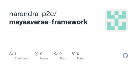 GitHub Narendra P2e Mayaaverse Framework