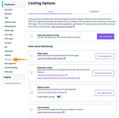 Server And Browser Cache Support Center