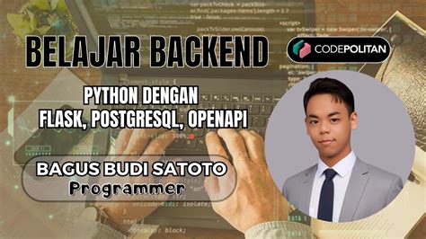 Belajar Backend Python Dengan Flask Postgresql Dan Openapi Codepolitan
