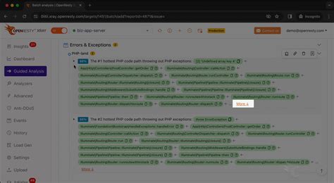How To Trace Exceptions Inside Php Applications Using Openresty Xray Openresty Official Blog