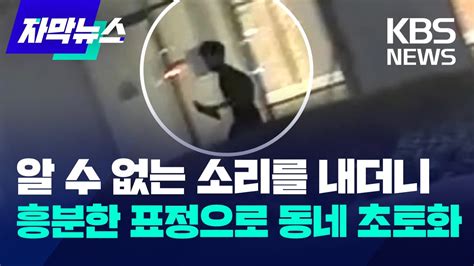 자막뉴스 알 수 없는 소리를 내더니 흥분한 표정으로 동네 초토화 Kbs 20231112 Youtube