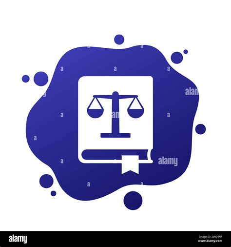 Legal Book Icon Law Education Vector Stock Vector Image And Art Alamy
