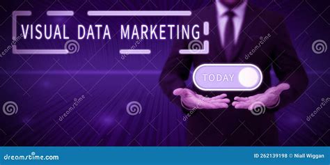 Writing Displaying Text Visual Data Marketing Concept Meaning Use