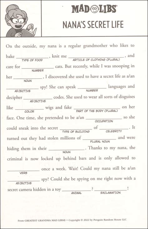 Greatest Grandma Mad Libs Mad Libs 9780593520680