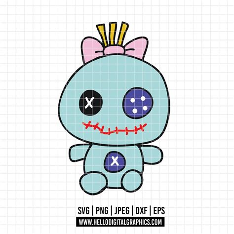 3101 Scrump To Lilo And Stitch Svg Eps Png Scrump Clipart Vector