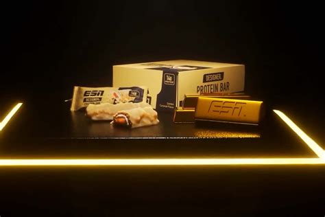 ESN S Unique Gold Covered Golden Caramel Designer Protein Bar