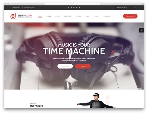 Music Label Website Template
