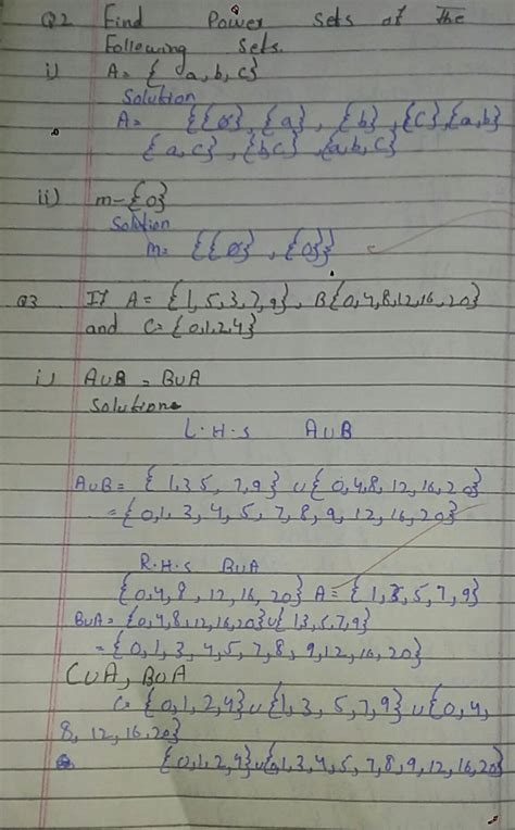 Solution Class 8 Algabric Operations On Sets What Is Setswhat Is