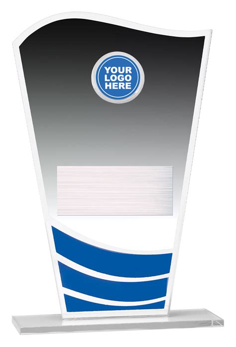 Blue Tailwind Glass Express Trophies