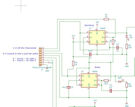 Small Ripple In 555 Timer Output When Connected With A 2nd 555 Timer
