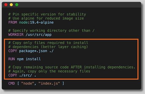 This Is A Valid Dockerfile For A NodeJS Application It Is Also A Pile Of We Can Improve