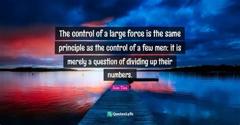 The Control Of A Large Force Is The Same Principle As The Control Of A