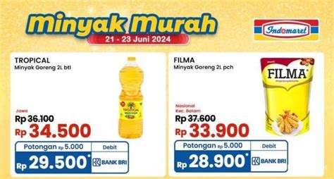 Promo JSM Indomaret Minyak Murah Sampai Juni Harga Beda Di Tiap Wilayah
