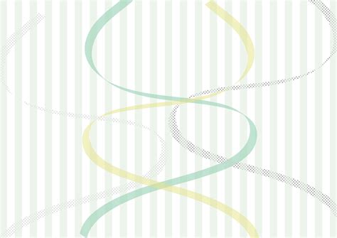 可愛いイラスト無料｜リボン ストライプ グリーン 背景 − Free Illustration Ribbon Stripe Green