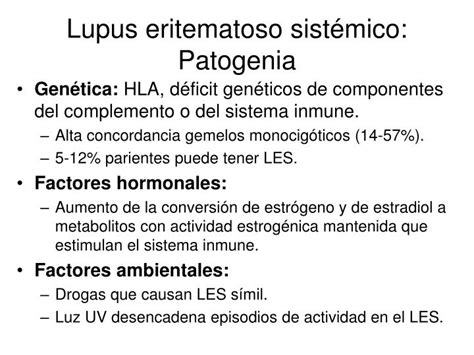 PPT Lupus eritematoso sistémico PowerPoint Presentation ID 969705
