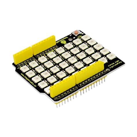 Shield Matriz 40 Leds Rgb Para Arduino Keyestudio Abc Escolar