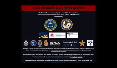 FBI Seizes Dark Web Domain Of Blackcat ALPHV Ransomware