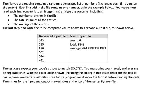 solved the file you are reading contains a randomly