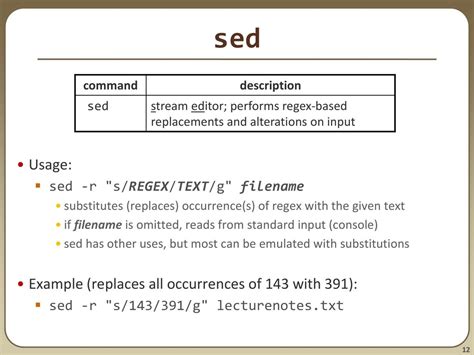 Regular Expressions Egrep And Sed Ppt Download