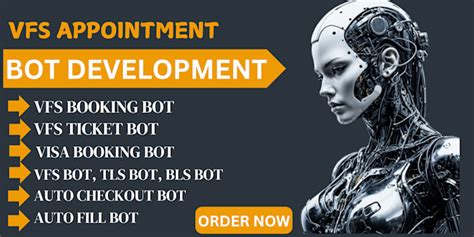 Develop Automated Vfs Appointment Bot Appointment Bot Vfs Bot By Skyllare Fiverr