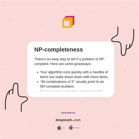 Np Completeness Deepstash