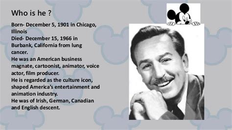 Walt Disney Biografi