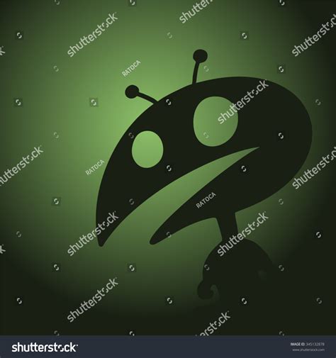Shadow Alien Stock Vector Royalty Free 345132878 Shutterstock