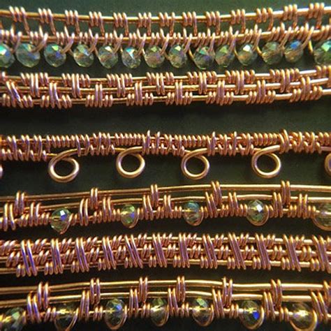 Wire Wrapping Tutorial 6 Unique Wire Weaves 2 And 3 Base Wires Intermediate Wire Weaving
