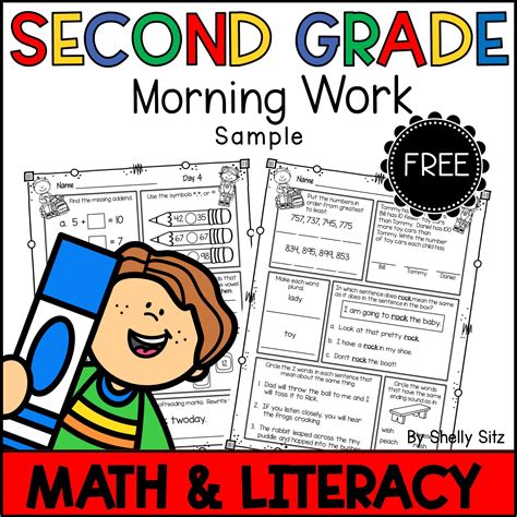 Nd Grade Morning Work Freebies And More Second Grade Teaching Blog